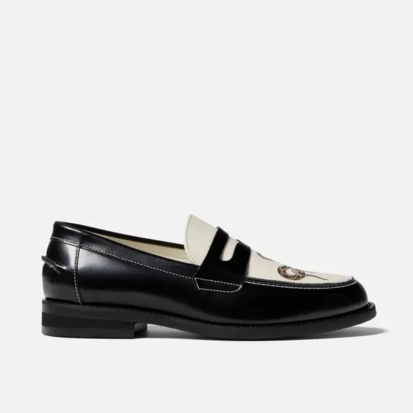 DUKE + DEXTER Wilde Penny Loafer - Snake