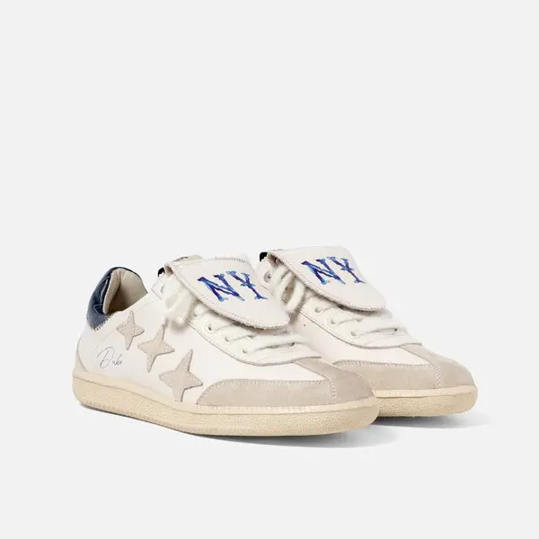 DUKE + DEXTER Plus Duke White + Navy Sneakers - Ny