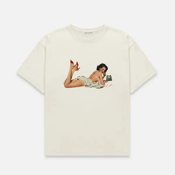 DUKE + DEXTER Pin Up I T-shirt - Vintage White