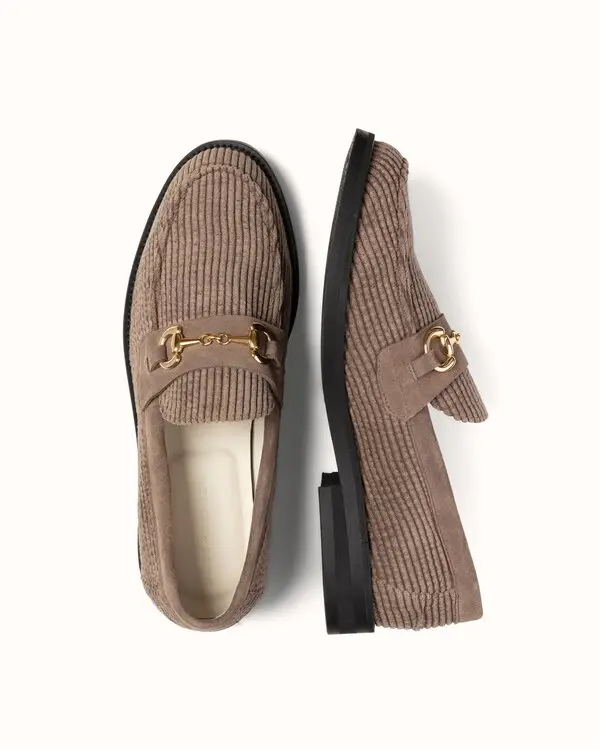 DUKE + DEXTER Wilde Corduroy Bit Loafer