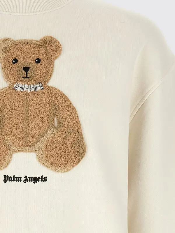 Palm Angels Teddy Bear Sweatshirt - White