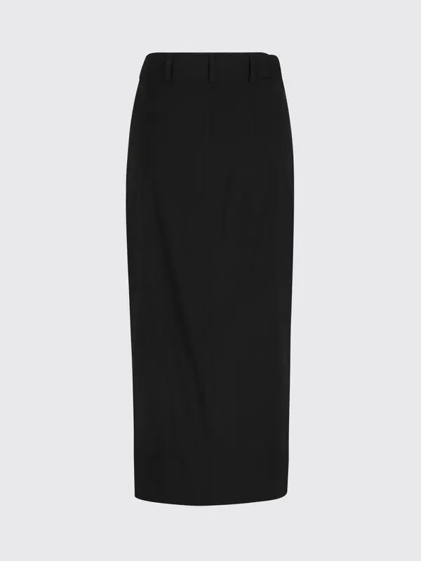 TELA Lisbon Linen Blend Midi Skirt