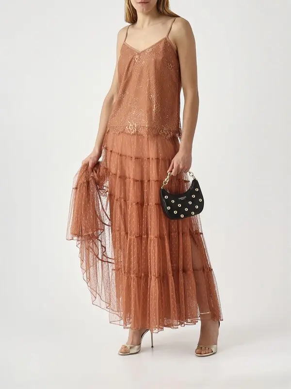 TWINSET Lace Camisole With V-neck And Strappy Design