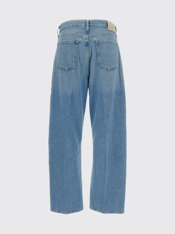 Citizens Of Humanity Denim Wide Leg Jeans - Gnawed Blue