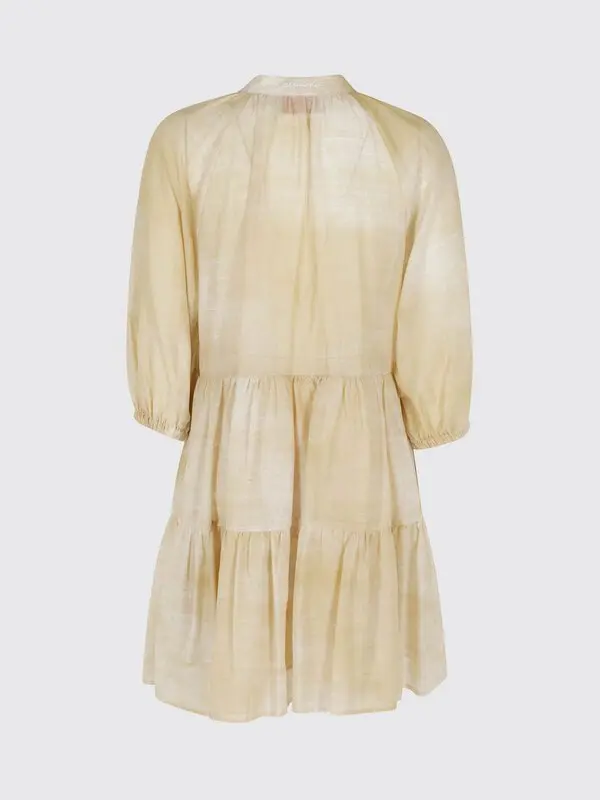 ERMANNO FIRENZE Tiered Mini Dress - Beige
