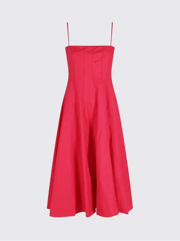 Staud Midi Dress - Cherry