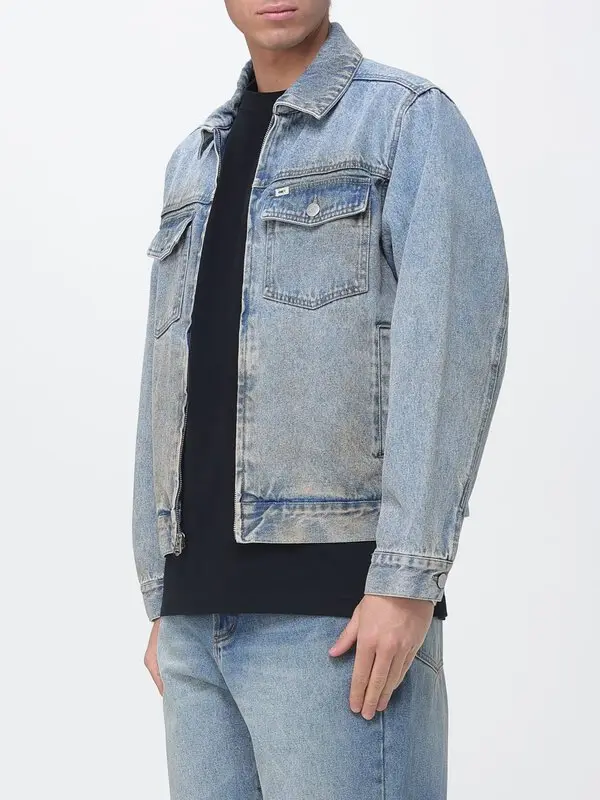 Obey Bleached Cotton Denim Jacket