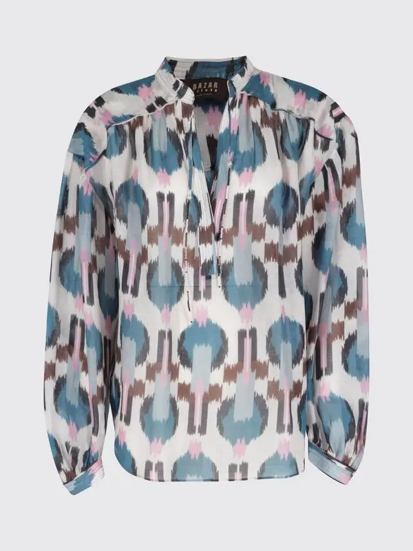 BAZAR DELUXE Printed Viscose Blouse - Multicolor