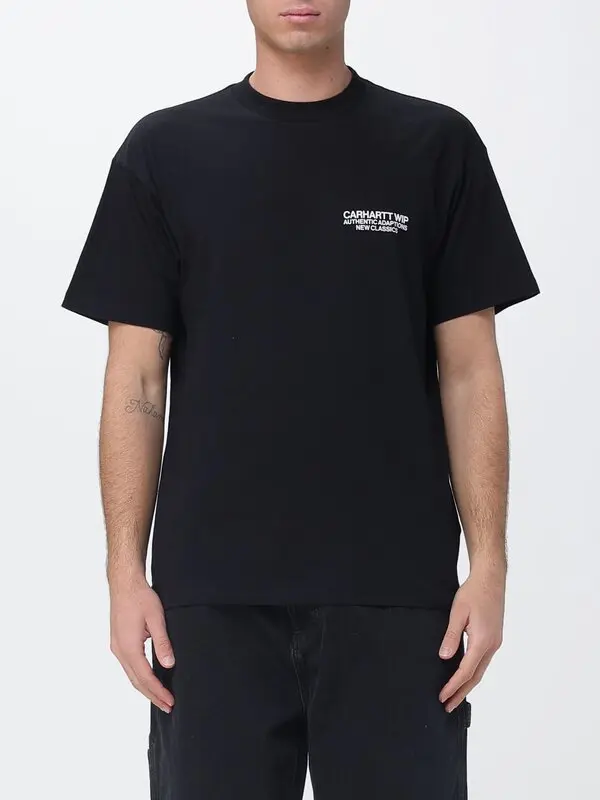 Carhartt Work In Progress Printed Cotton T-shirt - Black