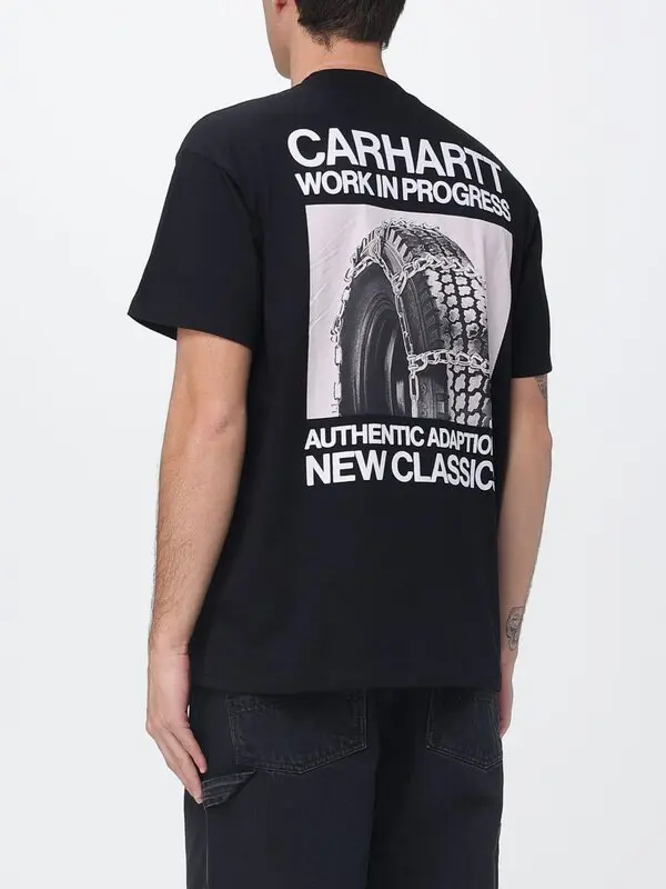 Carhartt Work In Progress Printed Cotton T-shirt - Black