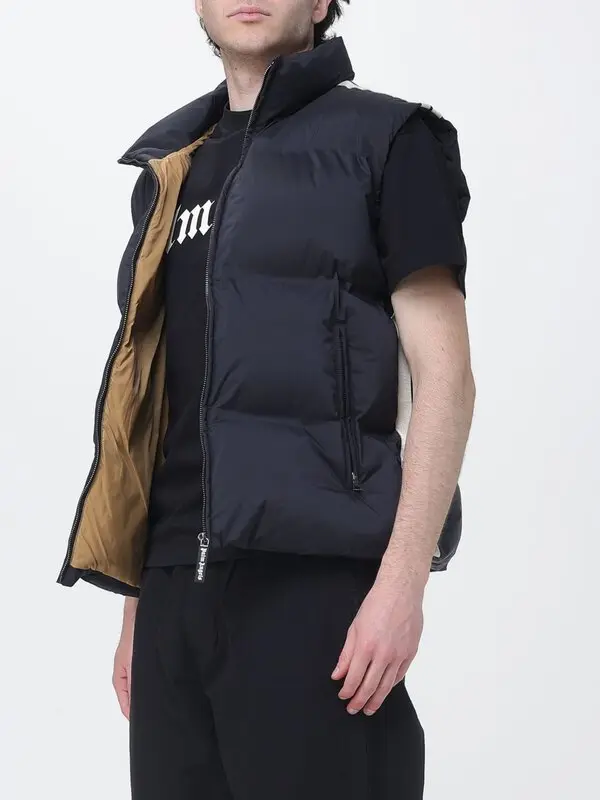 Palm Angels Puffer Vest - Black