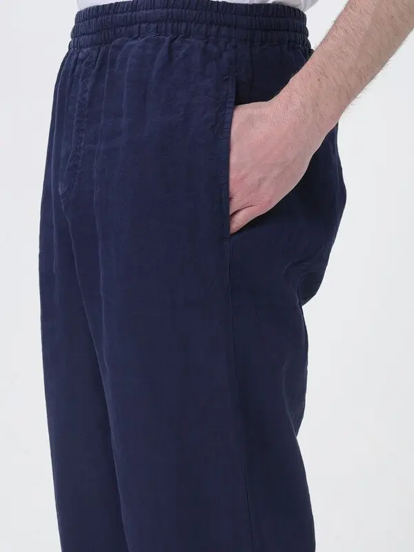 Aspesi Wide-leg Linen Trousers