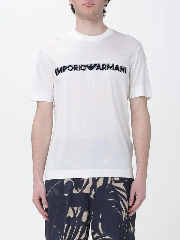 Emporio Armani Cotton T-shirt With Logo