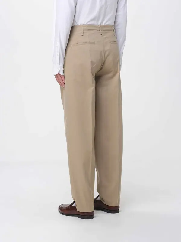 DONDUP Cotton Wide-leg Trousers - Brown