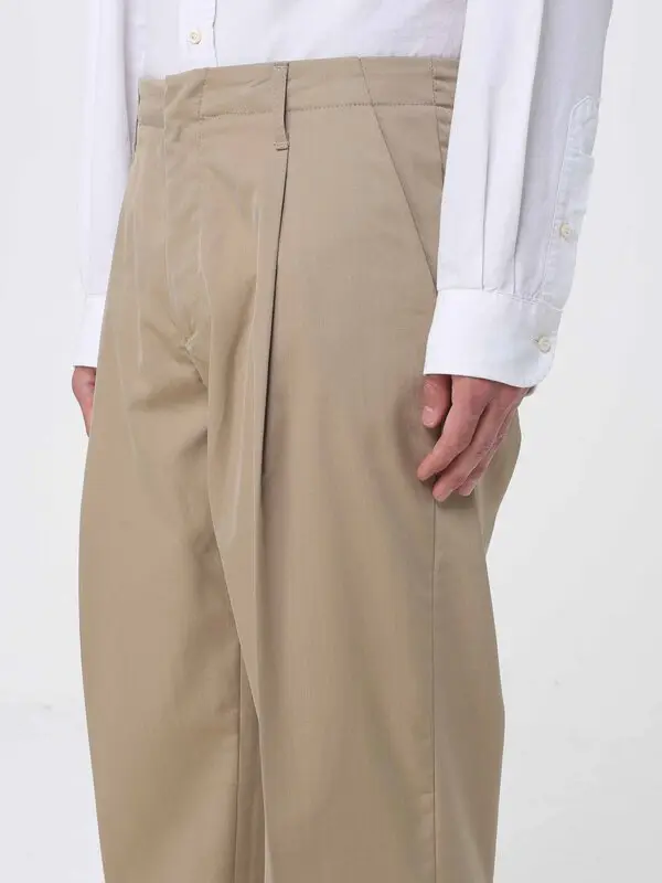 DONDUP Cotton Wide-leg Trousers - Brown