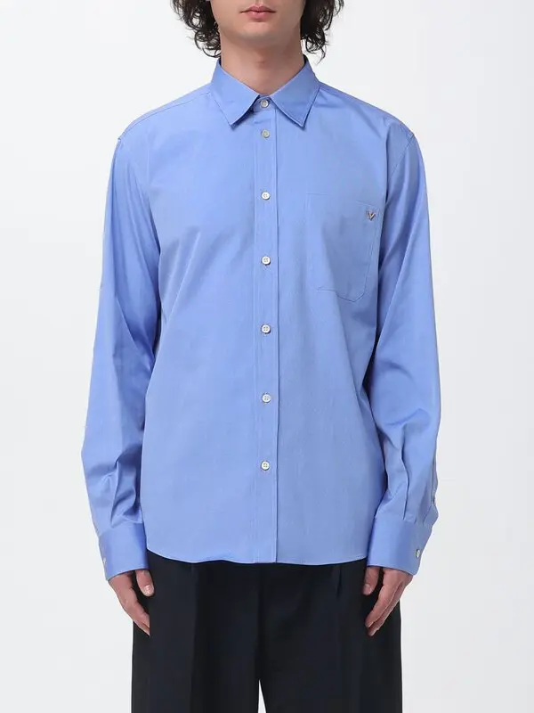 Valentino Garavani Basic Cotton Poplin Shirt - Grey