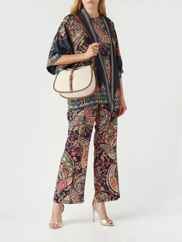 Etro Paisley Print Sleeveless Top