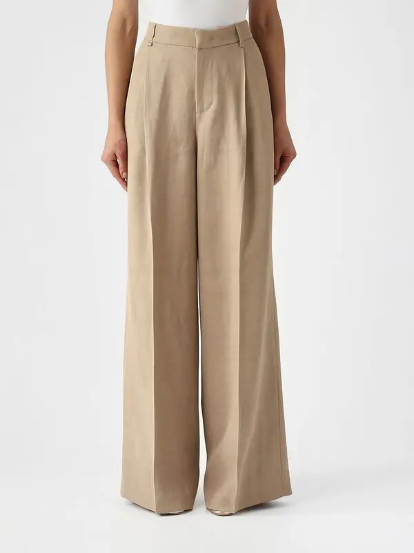 FAY Wide Leg Trousers - Brown