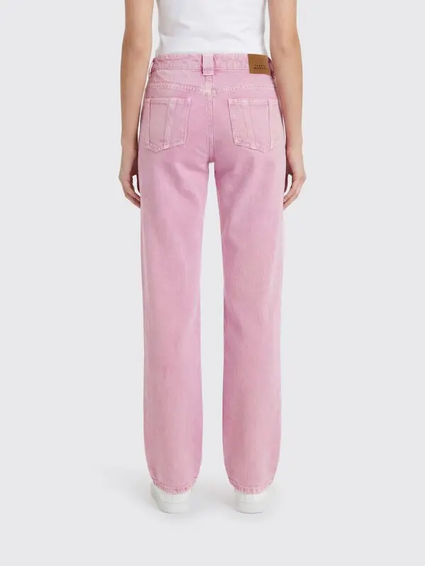 Isabel Marant Étoile Jaylis Denim Jeans - Pink