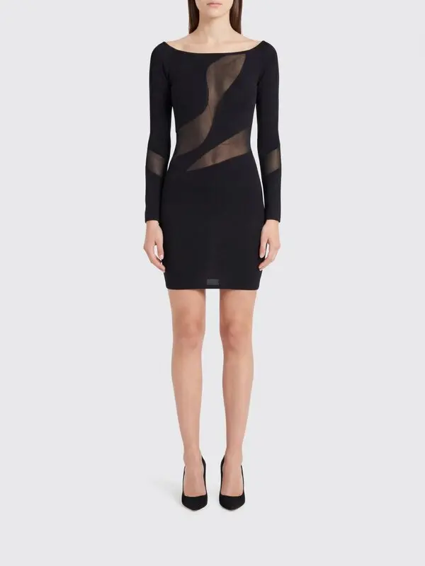 Federica Tosi Jersey Sheath Mini Dress - Black