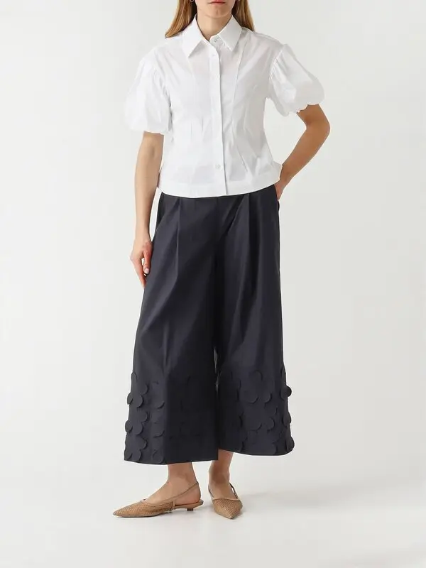 MEIMEIJ Cropped Cotton Trousers