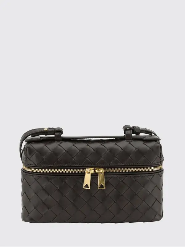 Bottega Veneta Intrecciato Leather Mini Bag - Brown