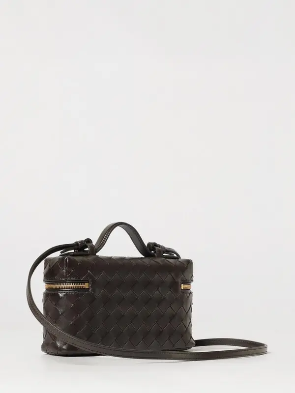 Bottega Veneta Intrecciato Calfskin Leather Mini Handbag - Brown