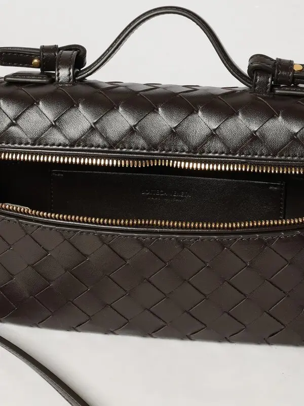 Bottega Veneta Intrecciato Calfskin Leather Mini Handbag - Brown