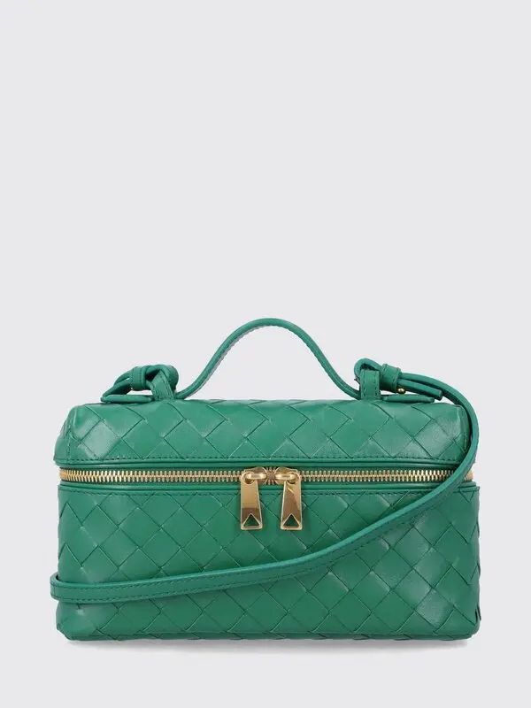 Bottega Veneta Intrecciato Leather Mini Bag - Green