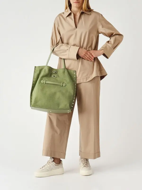 Max Mara Cotton Poplin Blouse - Camel