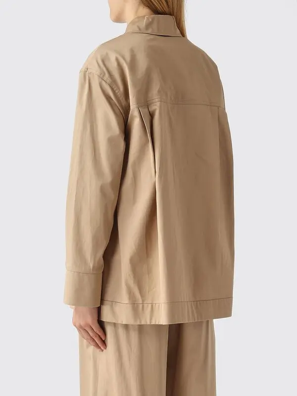 Max Mara Cotton Poplin Blouse - Camel