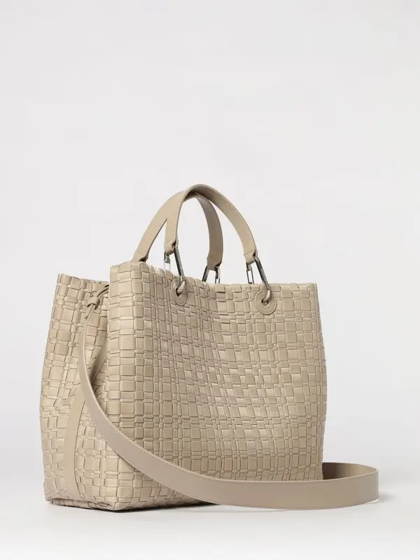 Emporio Armani Woven Polyamide Tote Bag