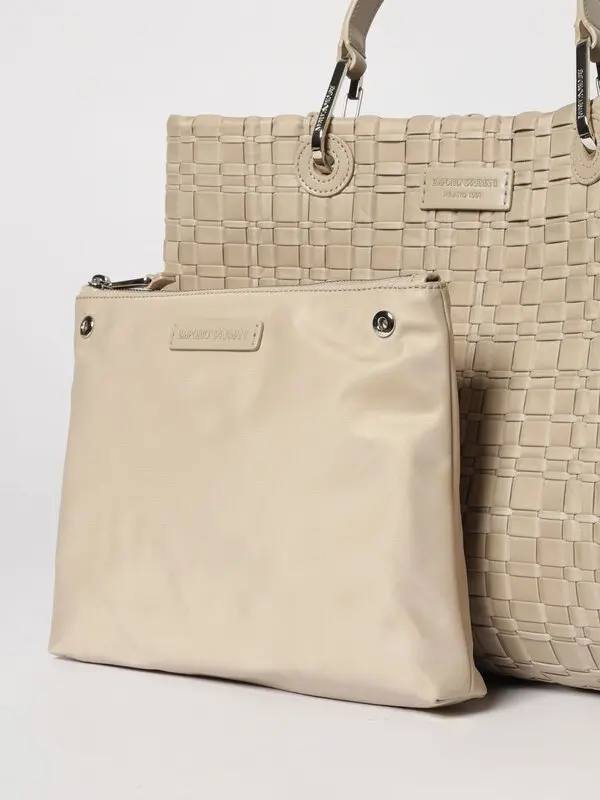 Emporio Armani Woven Polyamide Tote Bag