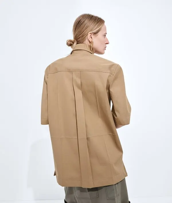 Bottega Veneta Cotton Twill Shirt - Prairie