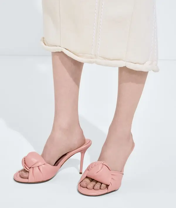 Bottega Veneta Cherry Mule - Blush