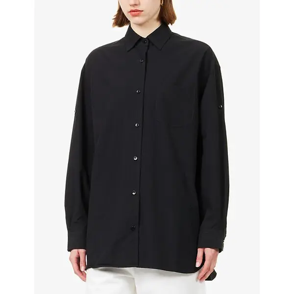 AGOLDE X Maria Mcmanus A-line Cotton Poplin Shirt - Black