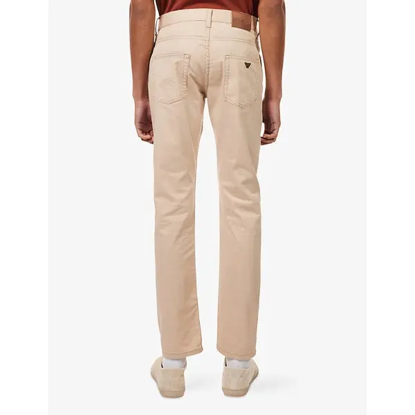 Emporio Armani Slim-leg Denim Jeans - Beige