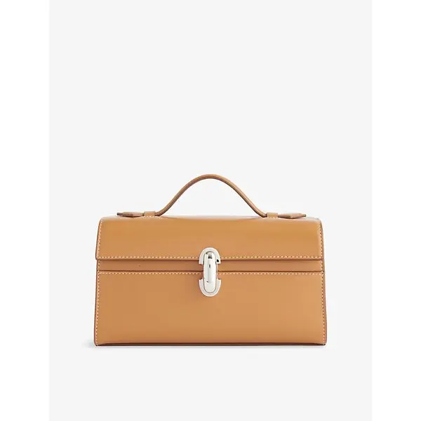 Savette Symmetry Pochette Leather Top-handle Bag