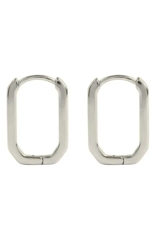 Argento Vivo U-hoop Earrings - Silver