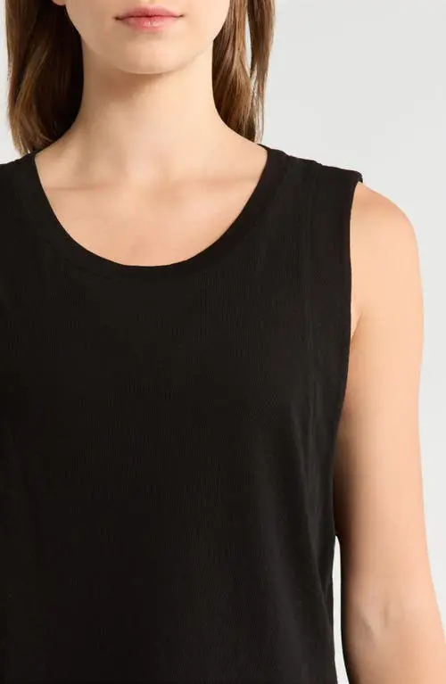 Year Of Ours Flow Crop Cotton Muscle Tank