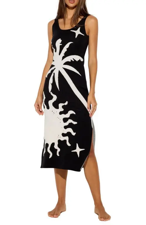 Spiritual Gangster Yasmin Sundrift Jacquard Dress - Black