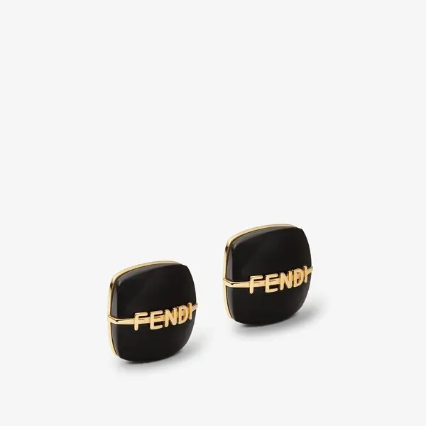 Fendi Graphy Earrings - Black