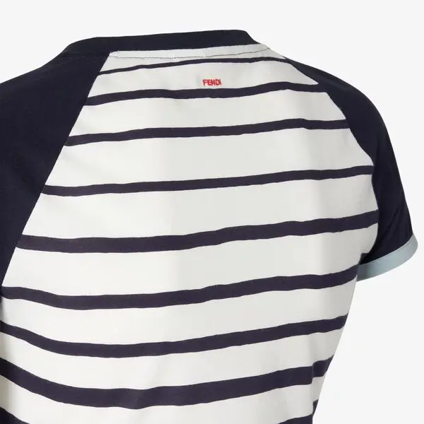 Fendi Cropped Cotton Jersey T-shirt