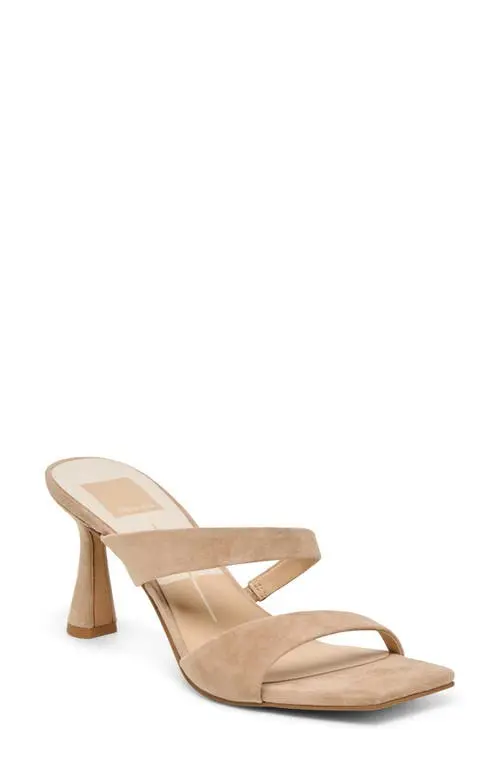 Dolce Vita Icelyn Suede Slide Sandal - Camel Suede