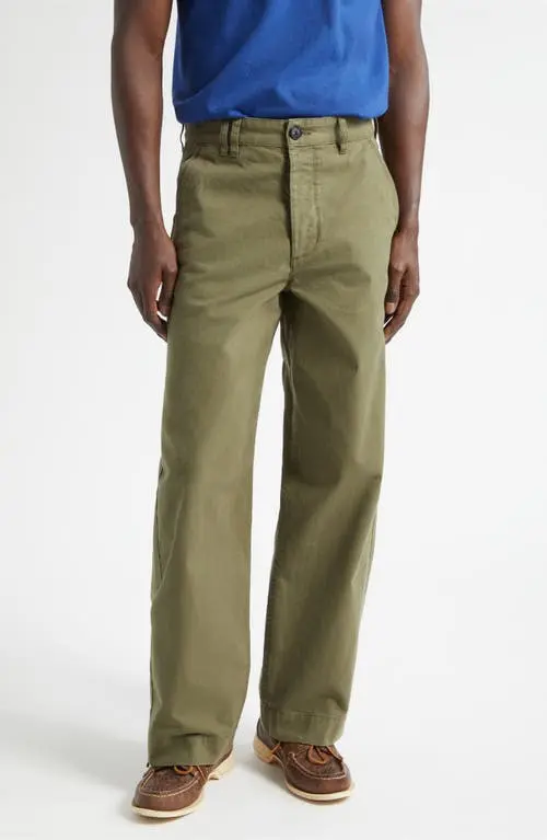 NOAH Double Pocket Buckle Back Chinos