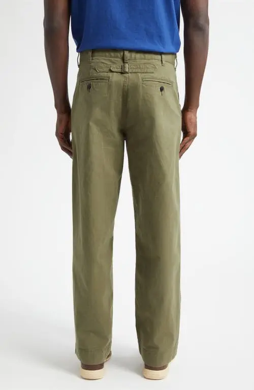 NOAH Double Pocket Buckle Back Chinos