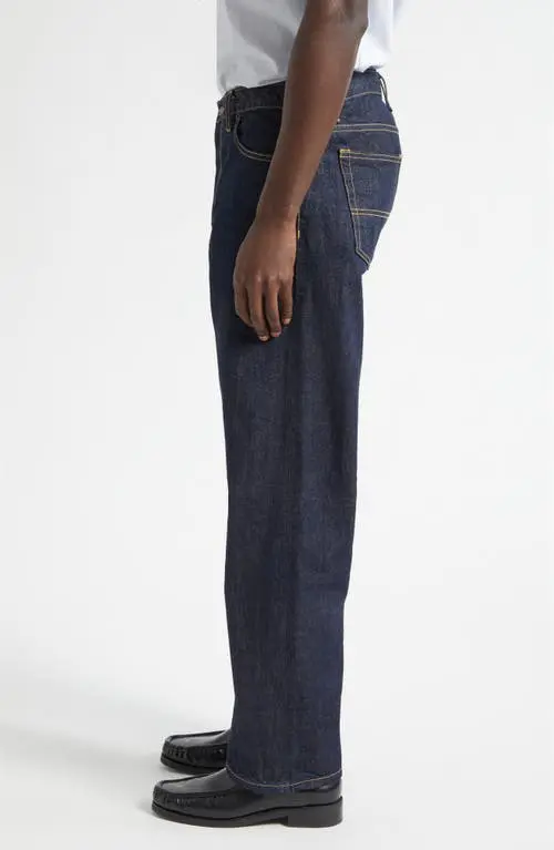 NOAH Selvedge Straight Leg Jeans