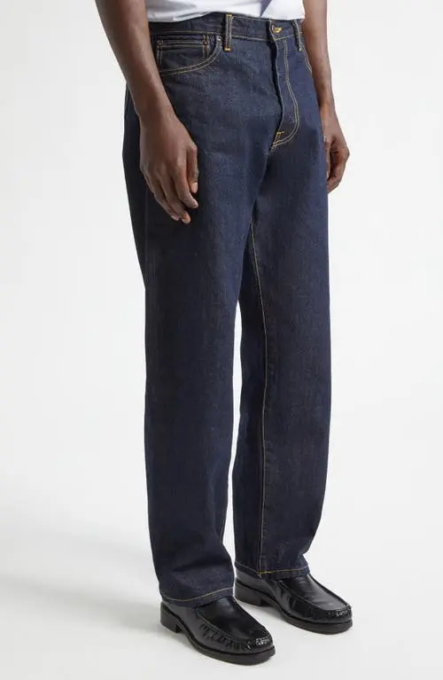 NOAH Selvedge Straight Leg Jeans
