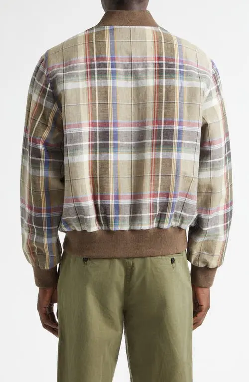 NOAH Wool & Linen Varsity Jacket