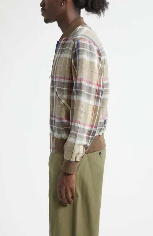 NOAH Wool & Linen Varsity Jacket